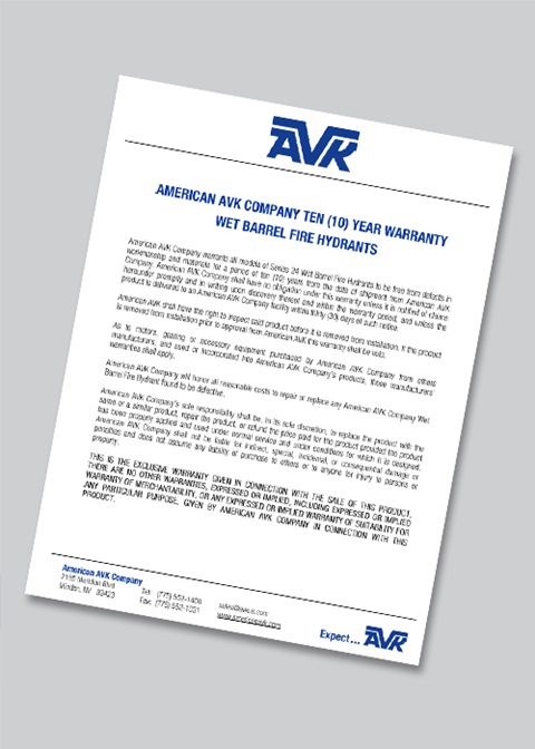 Series 24 Wet Barrel Fire Hydrant - American AVK