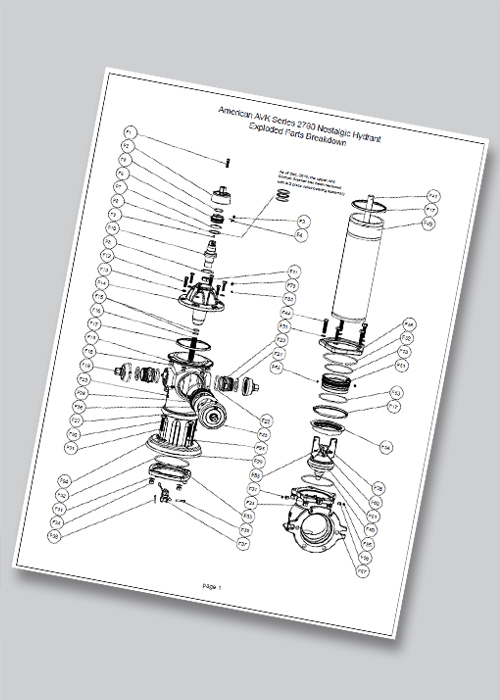 Series 2780 Nostalgic style dry barrel - American AVK