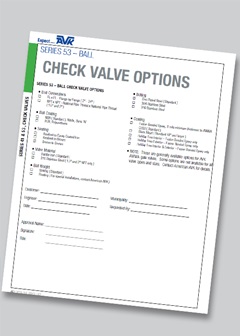 Sign off sheets - American AVK
