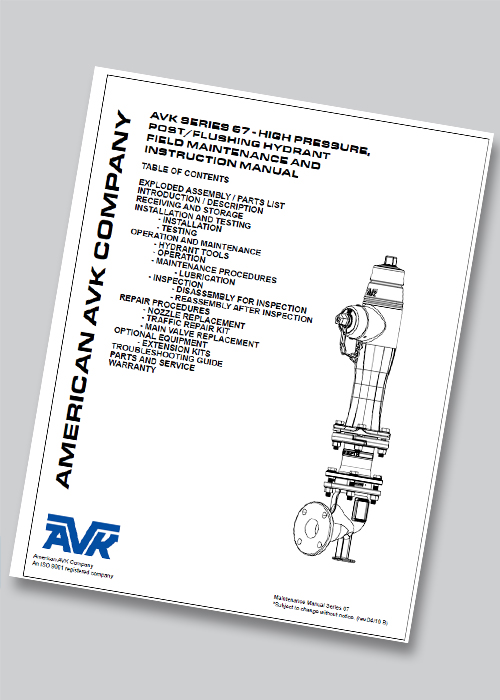Operation & Maintenance Manuals - American AVK